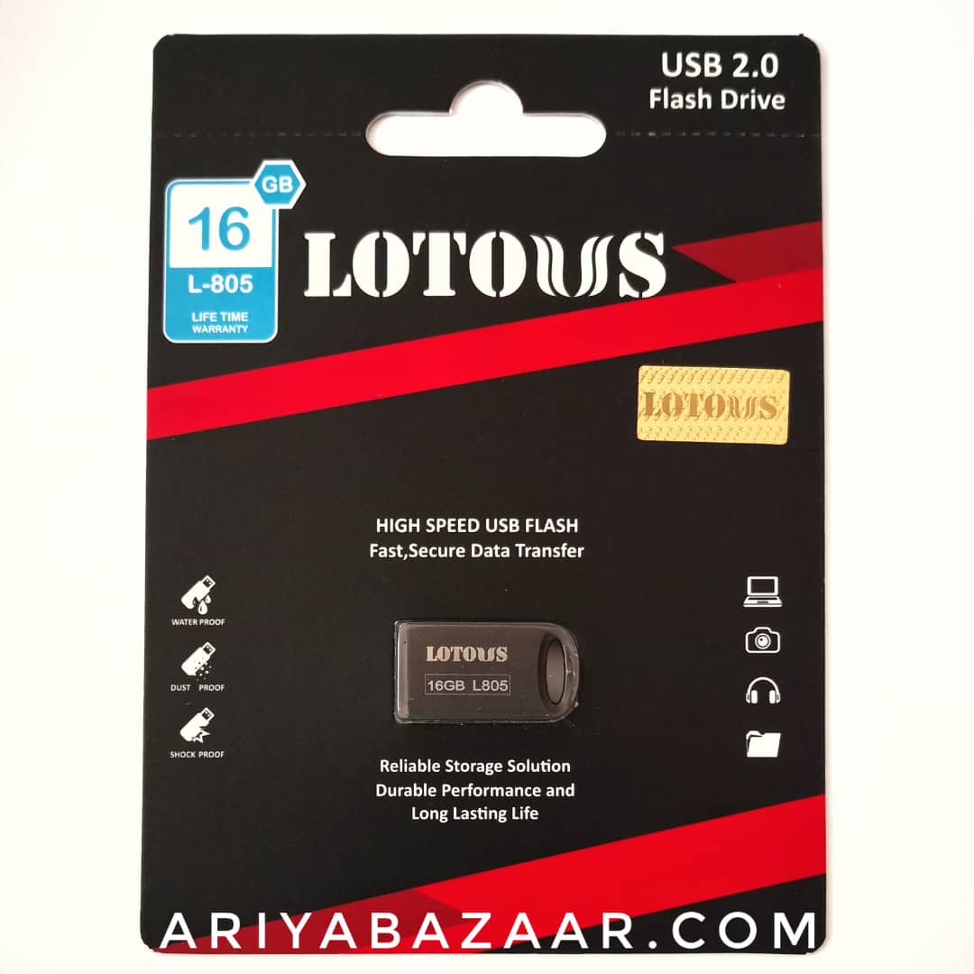 فلش مموری لوتوس مدل L805 ظرفیت 16 گیگابایت - فروشگاه آریابازار